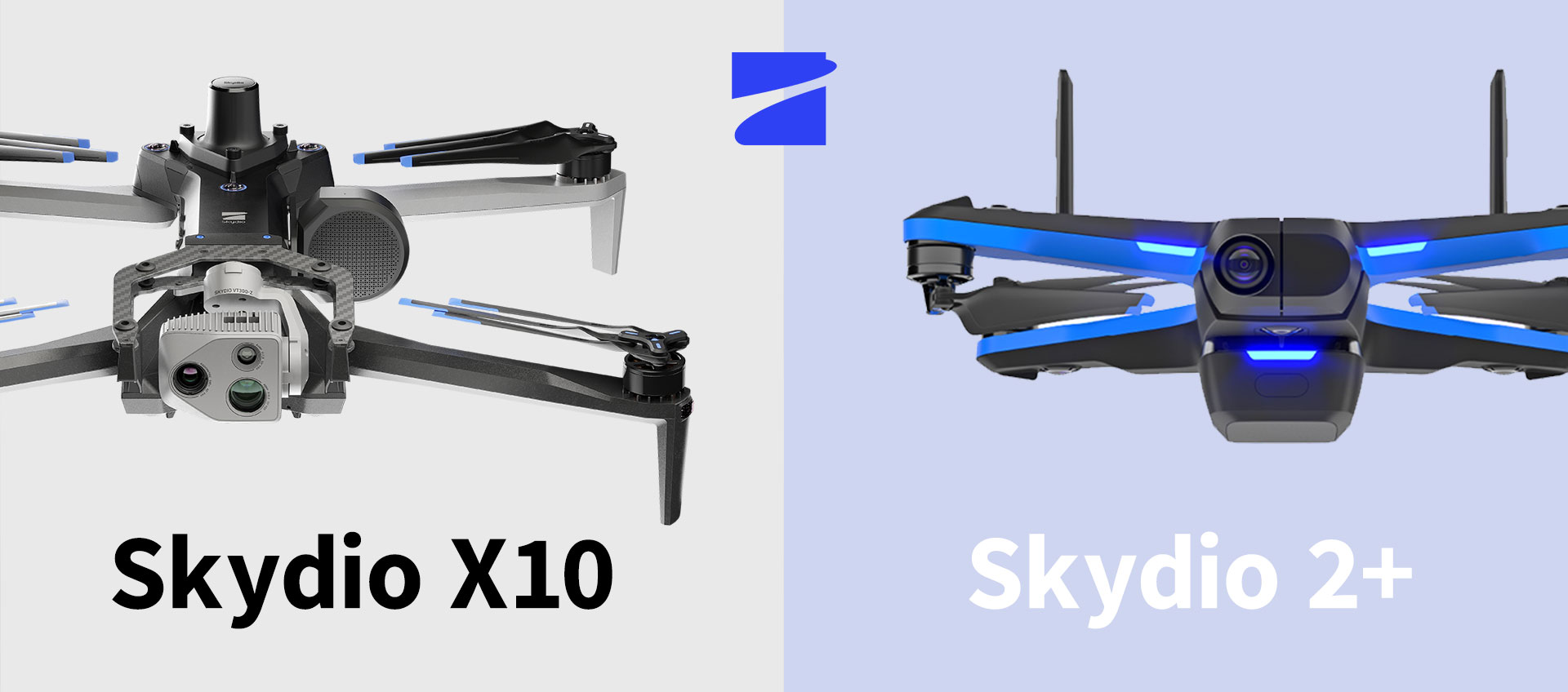 Skydio X10 と Skydio 2+ の性能比較 | JAPAN INFRA WAYMARK